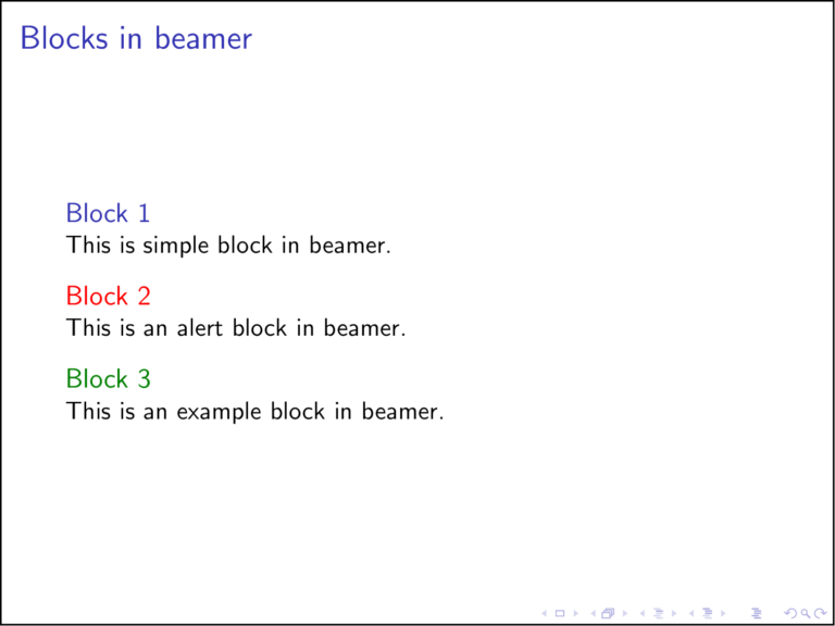 LaTeX Beamer introduction / Quick-start guide - LaTeX Beamer