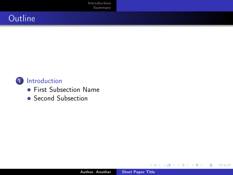 Beamer Installation Guide – Easy as pie. - LaTeX Beamer