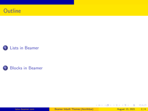 Beamer Themes - Full List - LaTeX Beamer