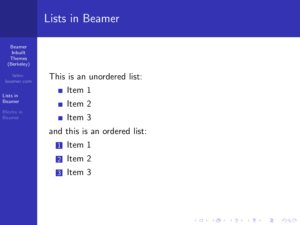 Beamer Themes - Full List - LaTeX Beamer