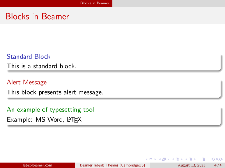 Beamer Themes - Full List - Page 2 of 5 - LaTeX Beamer