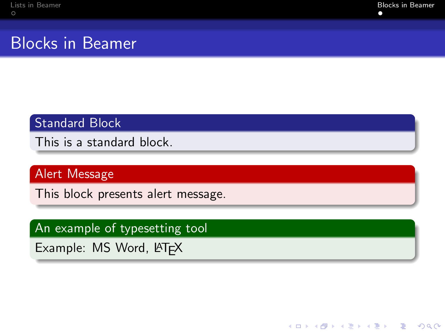 Beamer Themes - Full List - Page 2 of 5 - LaTeX Beamer