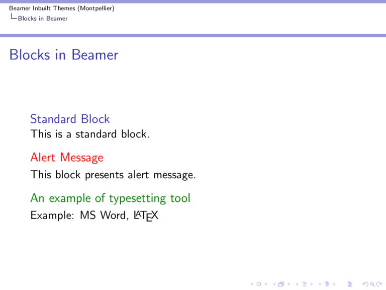 Beamer Themes - Full List - Page 4 of 5 - LaTeX Beamer