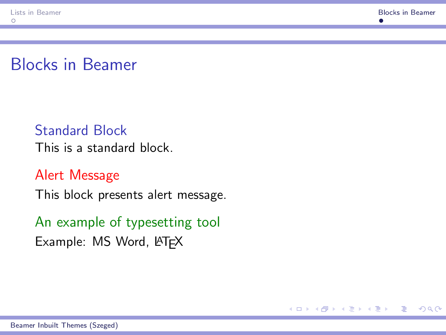 Beamer Themes - Full List - Page 5 of 5 - LaTeX Beamer