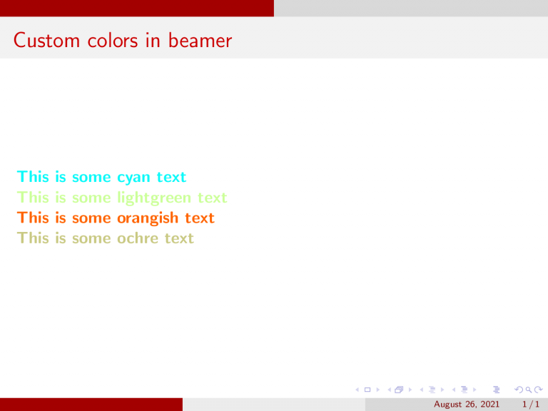 Your Beamer Guide to Text Formatting - LaTeX Beamer