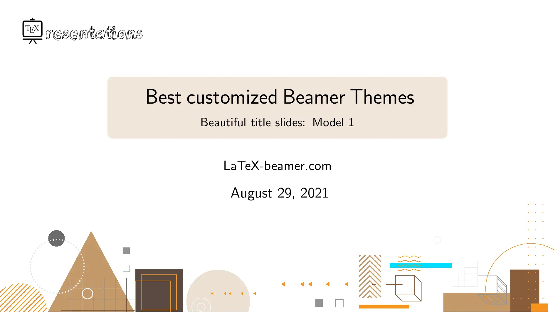 Beamer Templates For Best Beamer Presentations LaTeX Beamer