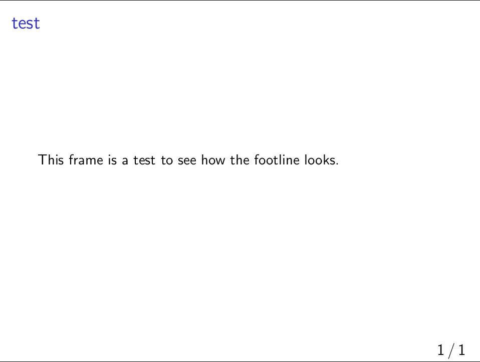 How To Put Big Frame Numbers LaTeX Beamer